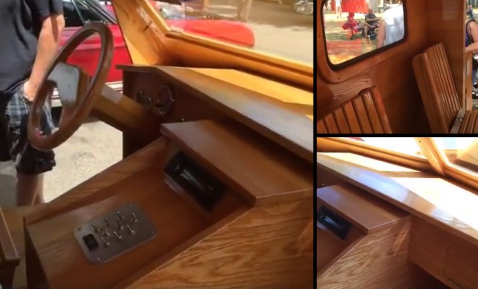 Vintage Wooden Ford Truck with chassis made entirely out of wood ...